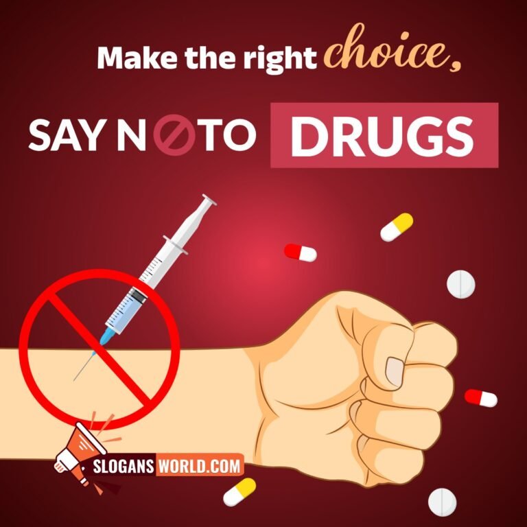 Strong Anti Drug Slogans to Say No - Slogans World