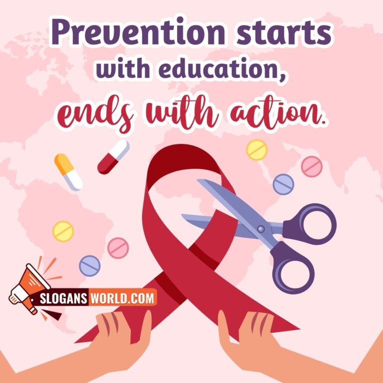 Slogans on AIDS Awareness to Educate All - Slogans World