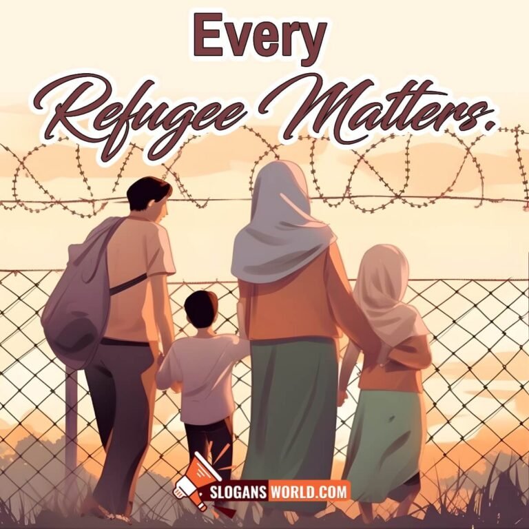 Humanitarian Slogans for World Refugee Day - Slogans World