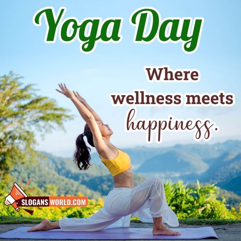 Best Slogans for International Yoga Day - Slogans World