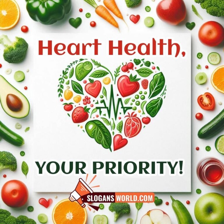Healthy Heart Slogans for World Heart Day - Slogans World