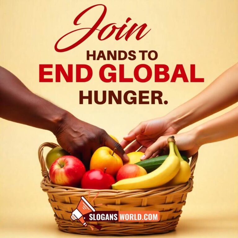 Global Awareness Slogans for World Food Day - Slogans World