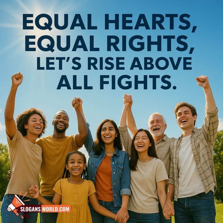 Powerful Slogans on Equality to Promote Unity and Fairness