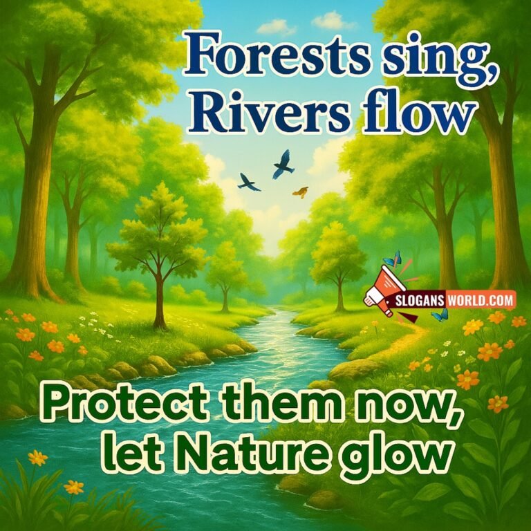 Inspiring Save Forest Slogans to Protect Our Green Heritage