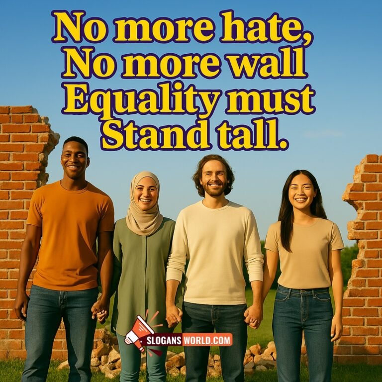 Powerful Slogans on Equality to Promote Unity and Fairness