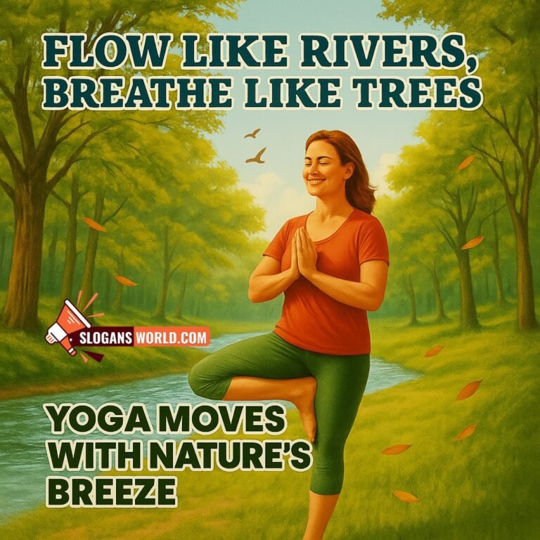 Top Yoga Slogans for Wellness, Balance & Daily Inspiration - Slogans World