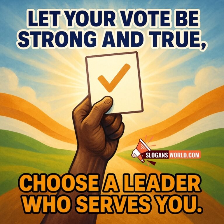 Powerful Election and Democracy Slogans for Awareness