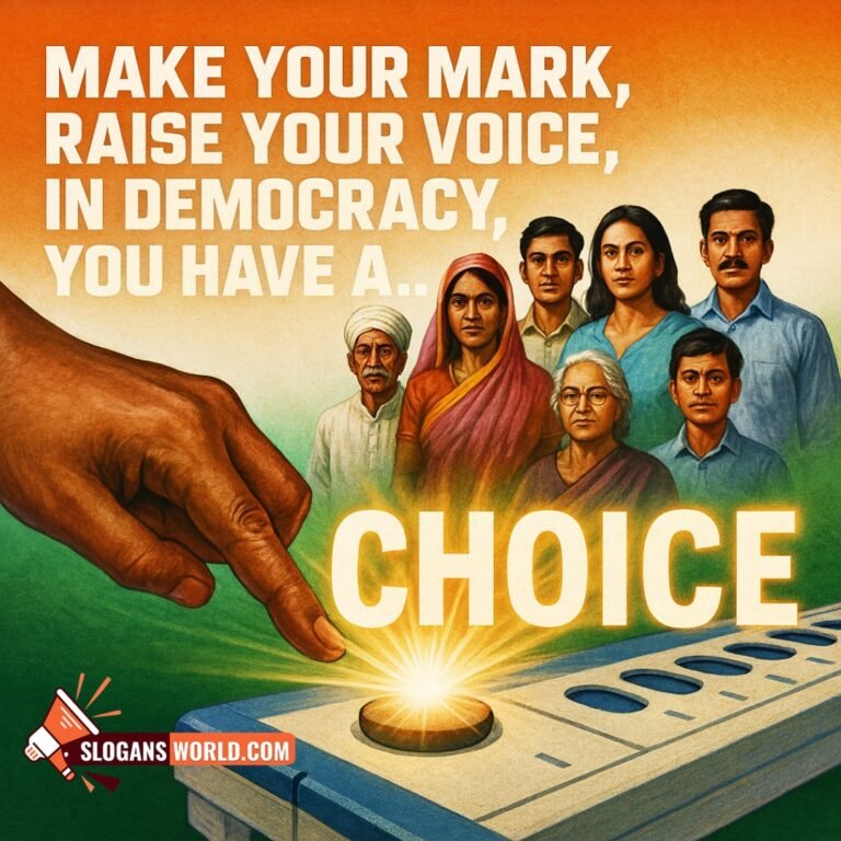 Powerful Election and Democracy Slogans for Awareness