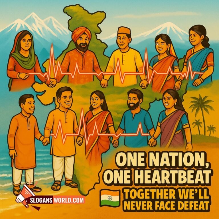 Patriotic Slogans Showing Love for the Nation