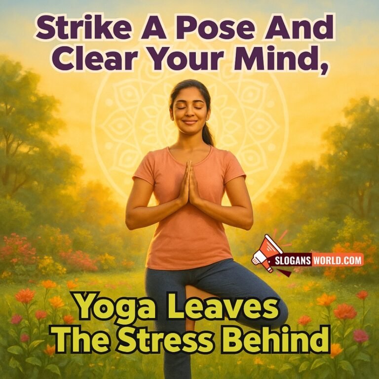 Top Yoga Slogans for Wellness, Balance & Daily Inspiration - Slogans World