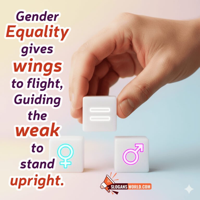 Gender Equality Slogans for Awareness and Social Change