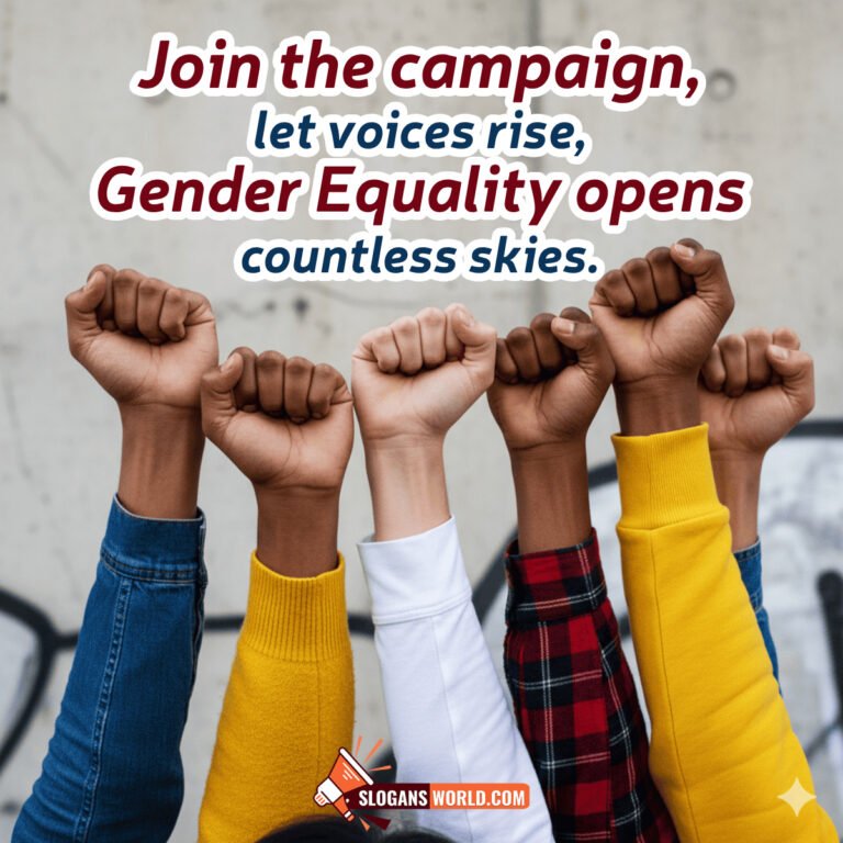 Gender Equality Slogans for Awareness and Social Change