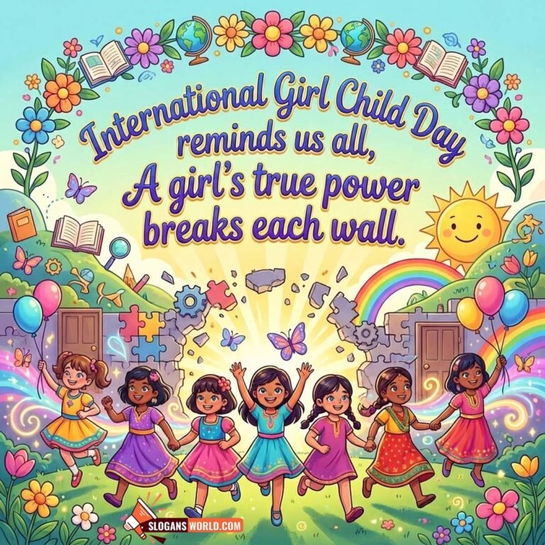 Inspiring Slogans for International Girl Child Day